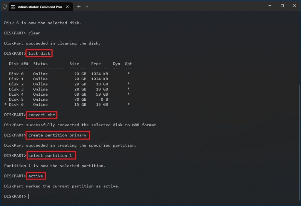 How to use DiskPart to clean and format drive not working on Windows 10 ...