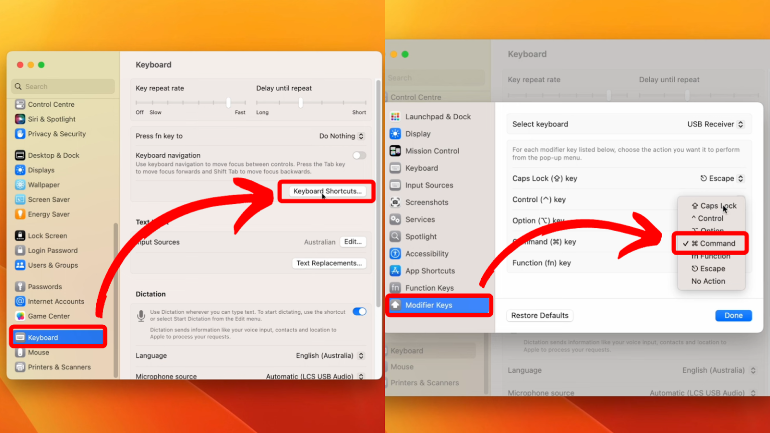 Mac and Windows Keyboards | List of Equivalent Keys – Signals & Systems
